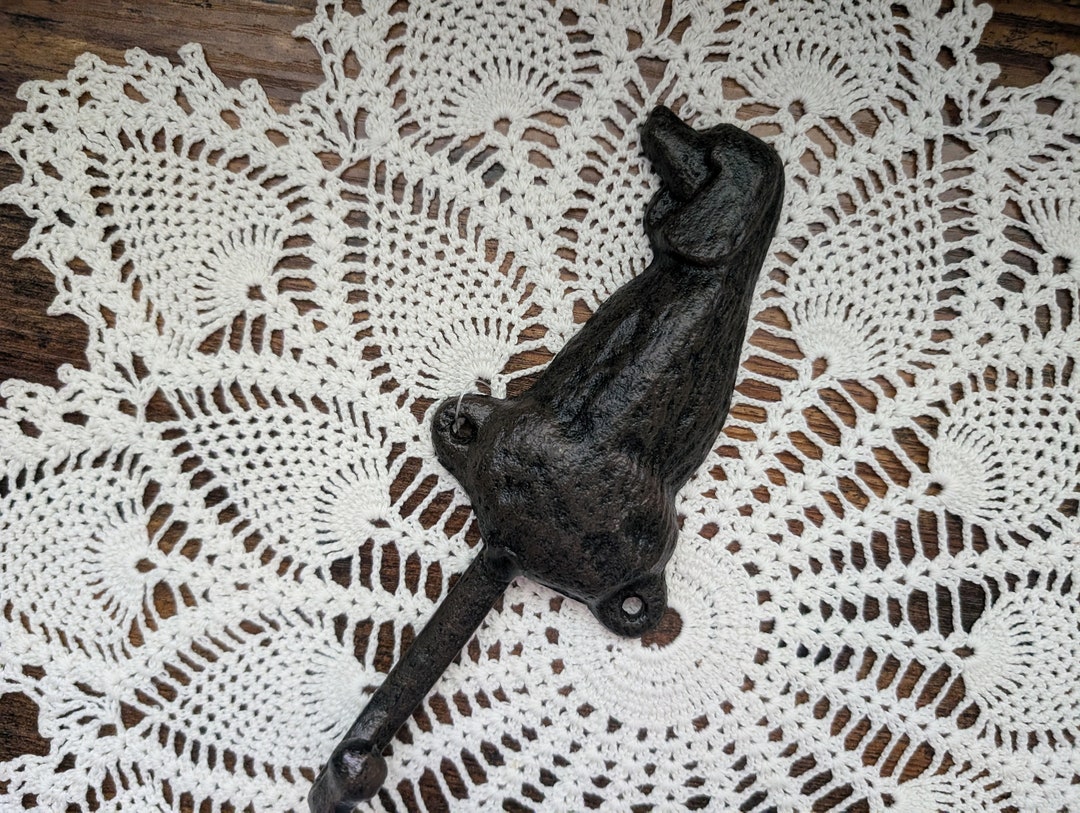 Metal Dog Coat Hook Wall Hanging - Etsy