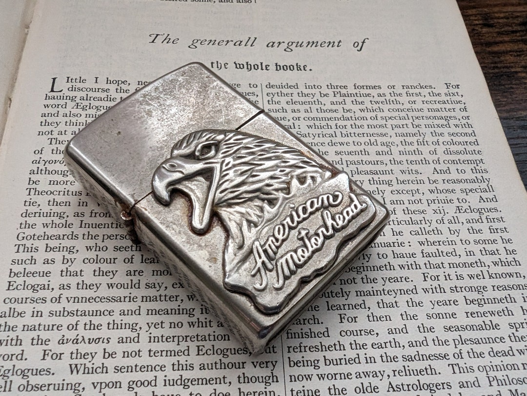 Vintage American Motorhead Lighter Eagle Design - Etsy