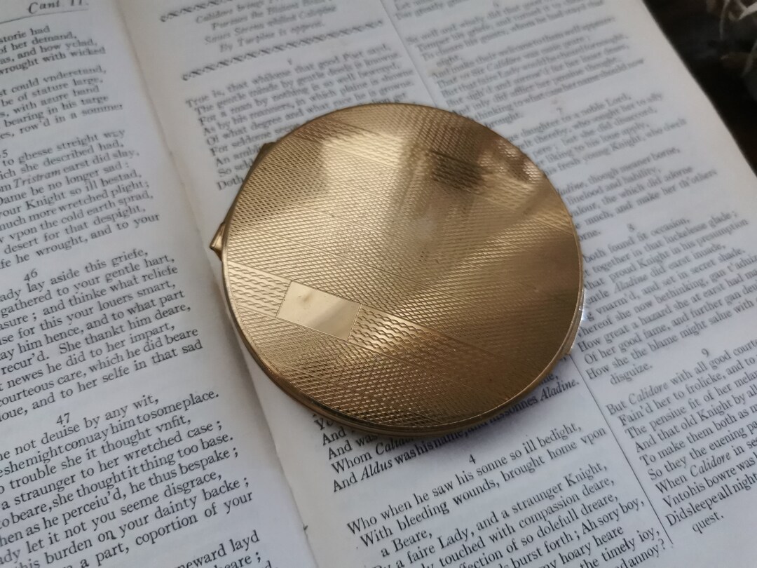 Vintage Stratton Gold Powder Compact Mirror - Etsy