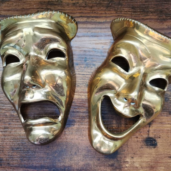 Comedy Tragedy Masks - Etsy