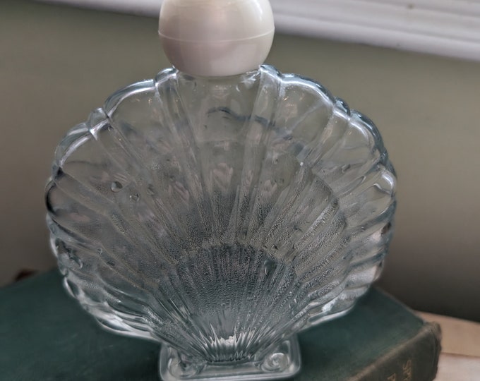Vintage Avon Clear Shell Shaped Perfume Bottle - Etsy