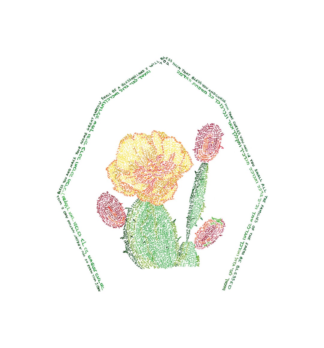 Genesis 12 "those Who Bless Israel Will Be Blessed" - Etsy