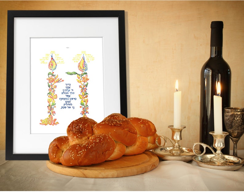 Shabbat Candles - Blessing of Sons and Daughters - נרות שבת אשת חיל ...