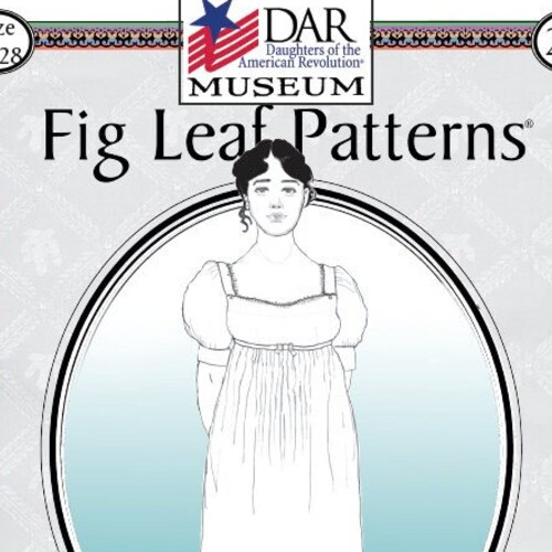 Fig Leaf Patterns 227.8-18 Bib Front Dress C. 1798-1805 - Etsy