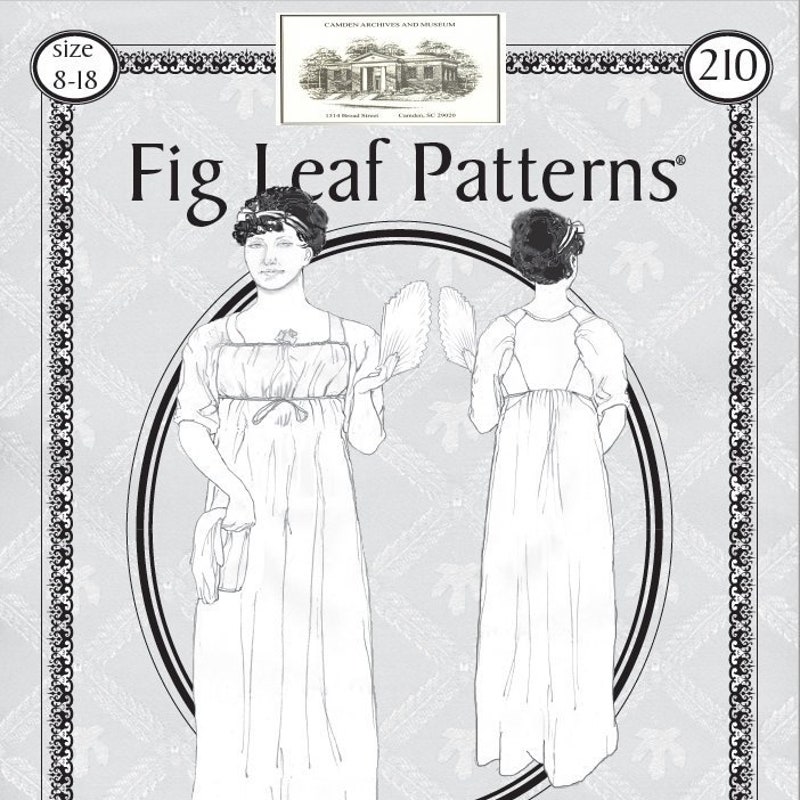 Regency Gown Pattern - Etsy