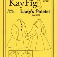 Fig Leaf Patterns 202 Day Dress With Yoke 1856-1862, Sizes 18 to 28 - Etsy
