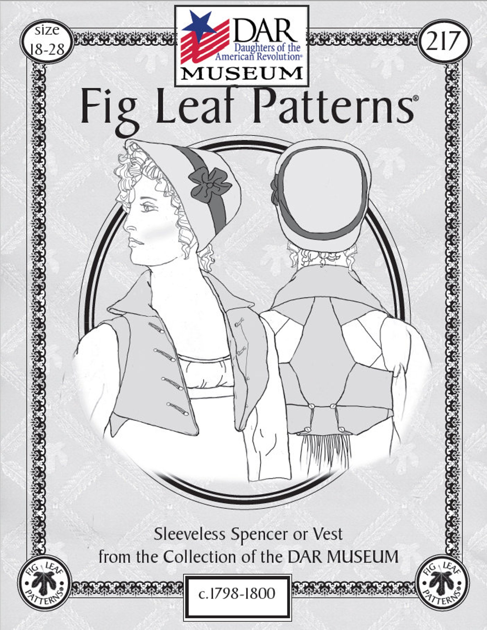 Fig Leaf Patterns® 217 Sleeveless Spencer or Vest C. | Etsy