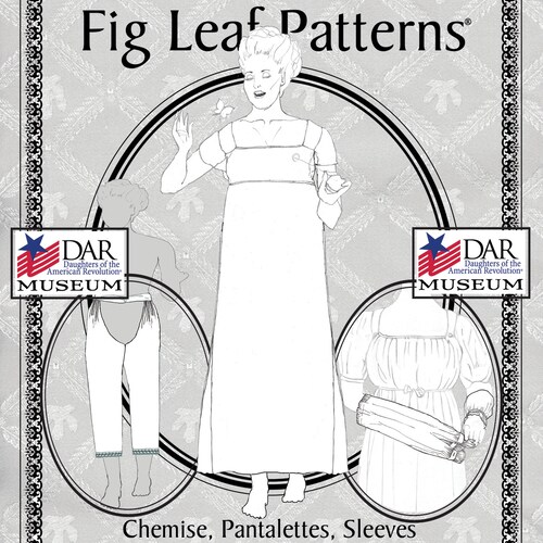 FIG LEAF PATTERNS® 224 Regency Trio: Shift Pantalette - Etsy