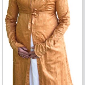 Fig Leaf Patterns® 203: Silk Pelisse, C 1798-1812, Size 18-28 - Etsy