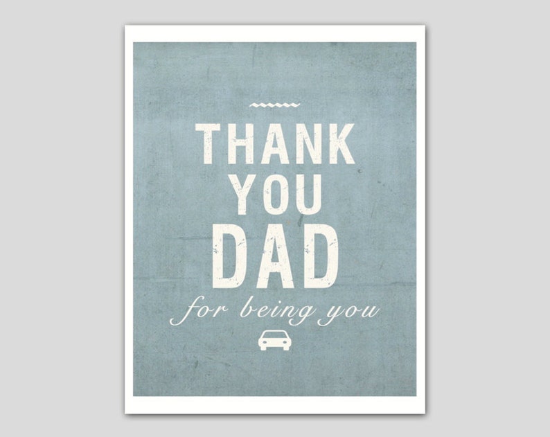 Fathers Day Gift Wall Art Gift for Dad Inspirational Quote - Etsy