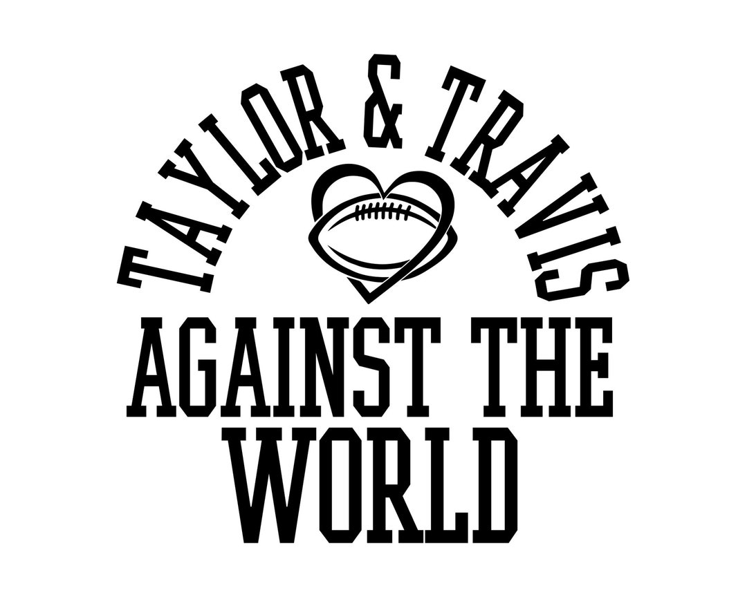 Taylor & Travis SVG PDF Eps Travis Kelce Taylor Swift - Etsy Australia
