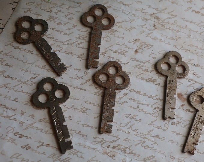 One National Cash Register Key, Flat NCR Steel Key D-5 - Etsy
