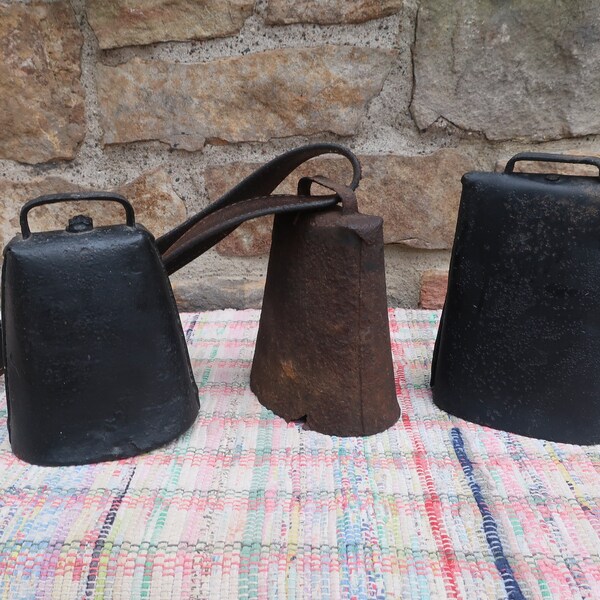 Antique Cow Bell - Etsy