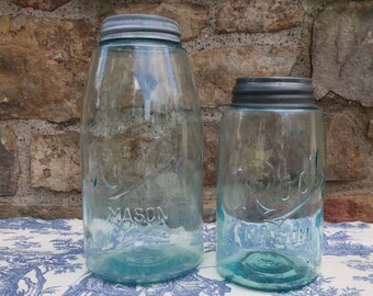 Antique Blue Mason - Etsy