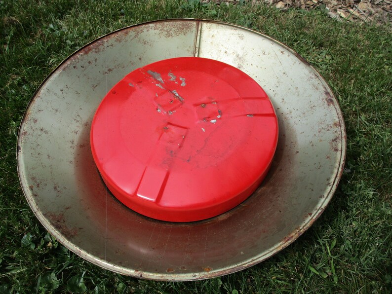 Vintage Coloramic Metal Christmas Tree Stand with Winter | Etsy