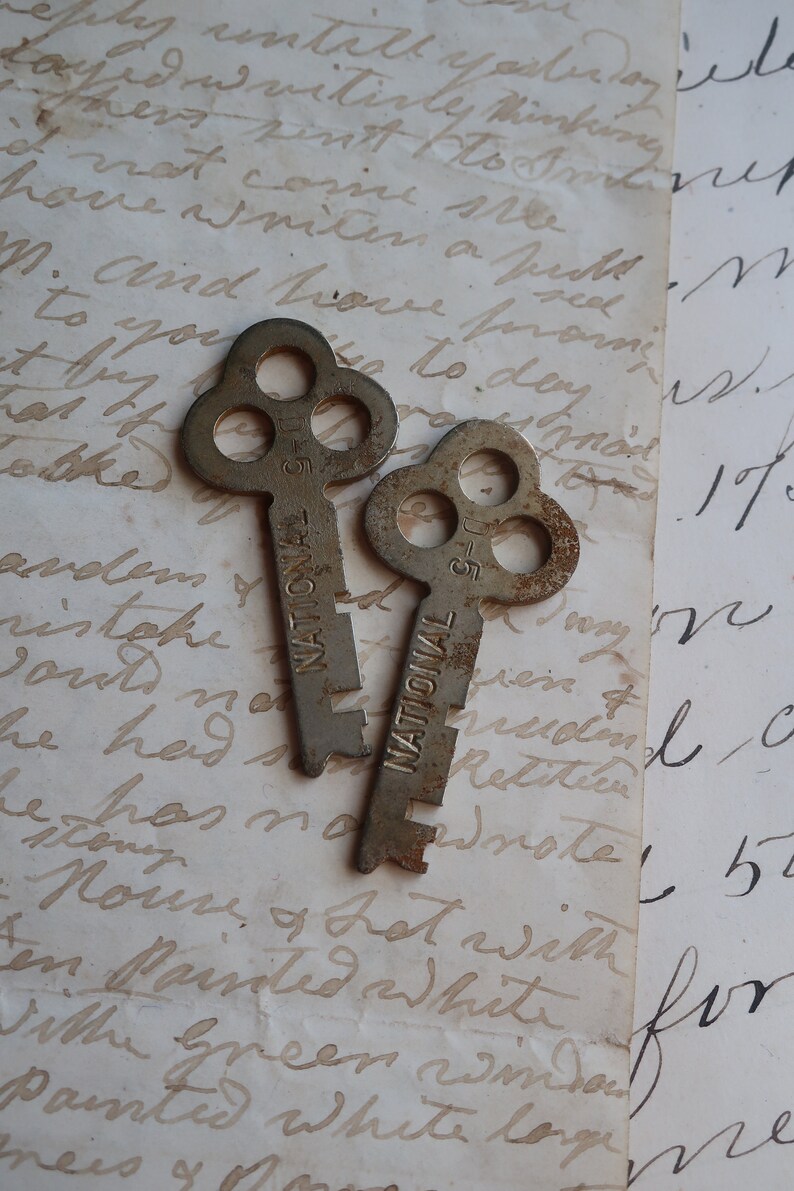 One National Cash Register Key Flat NCR Steel Key D-5 or - Etsy