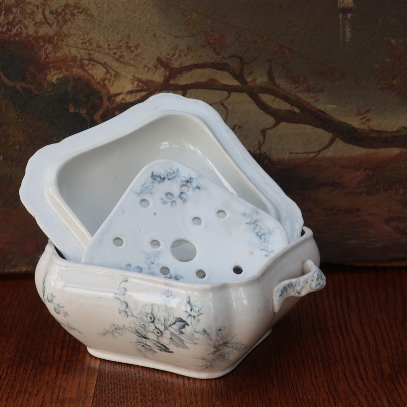 Ironstone Soap Dish - Etsy