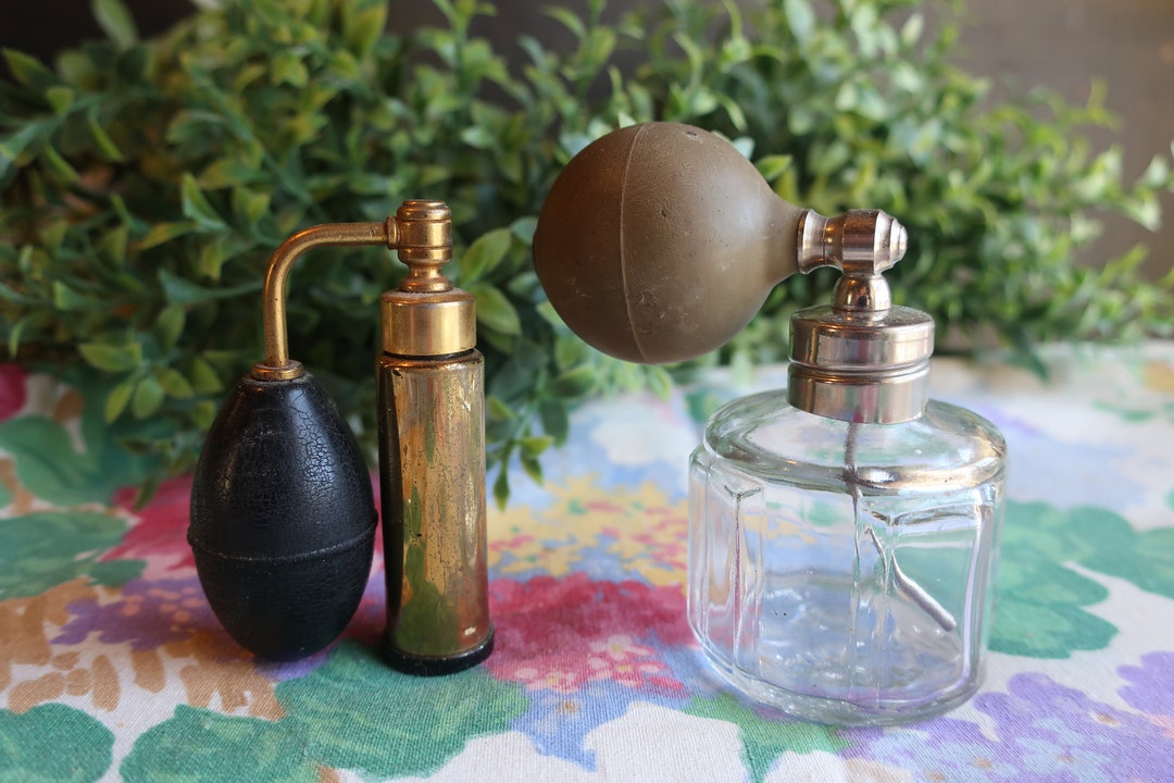 One Vintage Perfume Atomizer Brass Metal One - Etsy