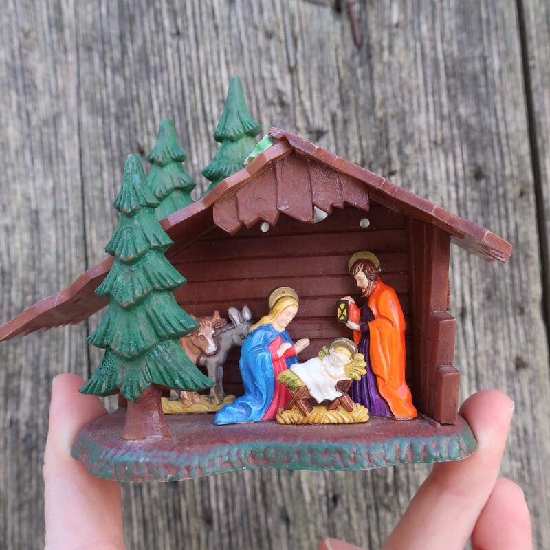 Plastic Nativity - Etsy