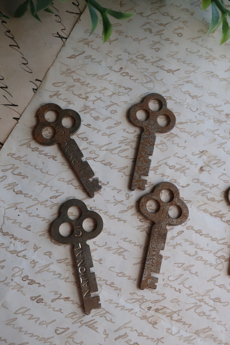 One National Cash Register Key Flat NCR Steel Key D-5 or - Etsy