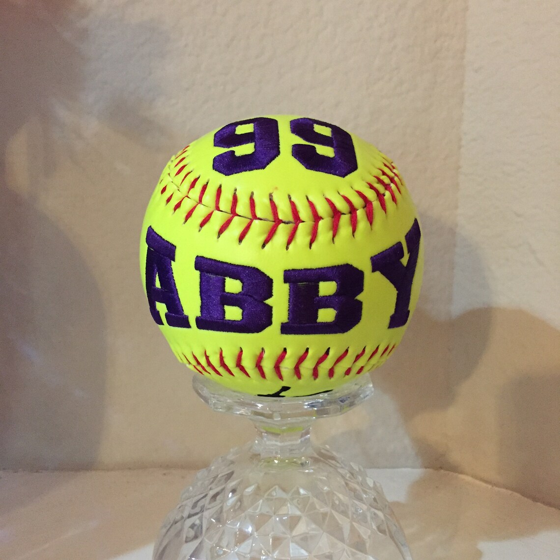 Custom Embroidered Softballs | Etsy