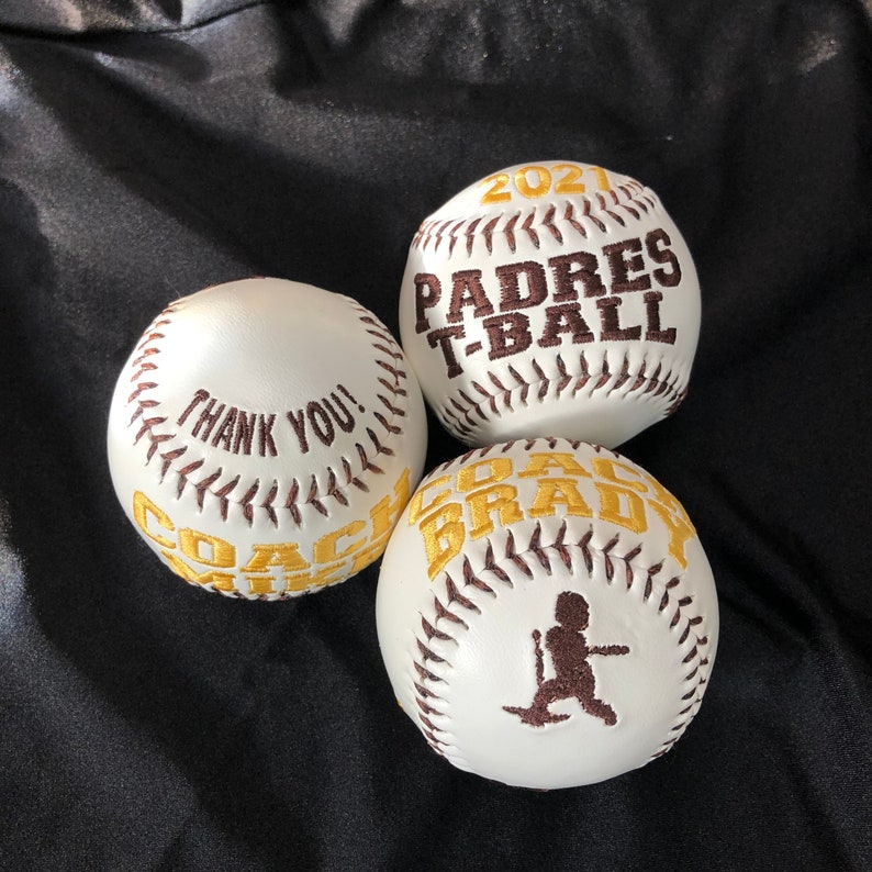 Custom Embroidered Baseballs | Etsy