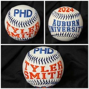 Custom Embroidered Baseballs - Etsy