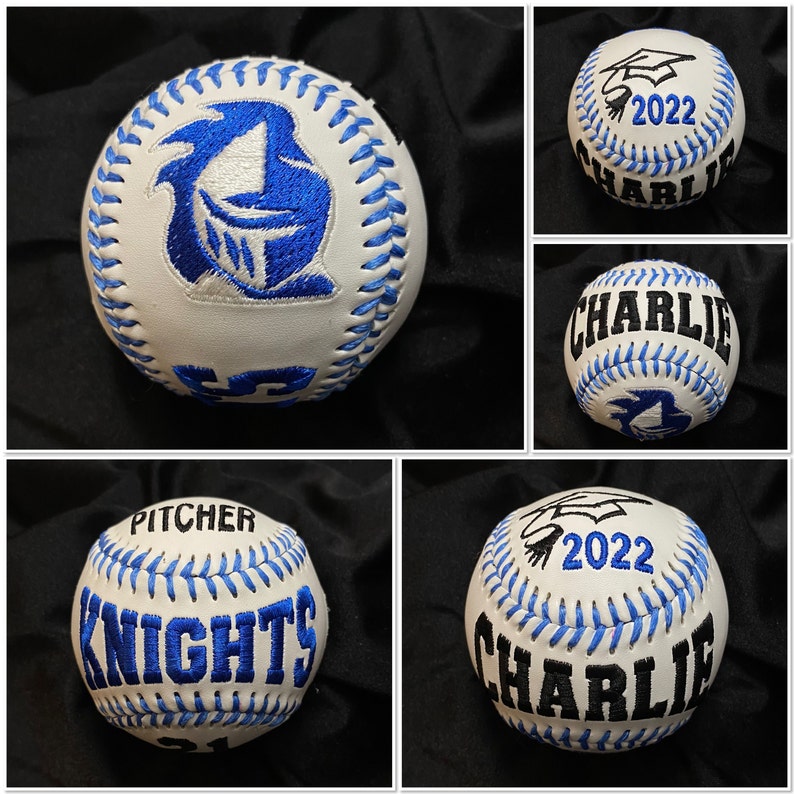 Custom Embroidered Baseballs - Etsy