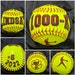 Custom Embroidered Softballs - Etsy