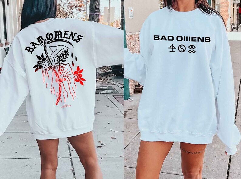 Bad Omens Band Shirt, Bad Omens Sweatshirt, Bad Omens Rock Band Shirt, Bad Omen Tour Concert ...