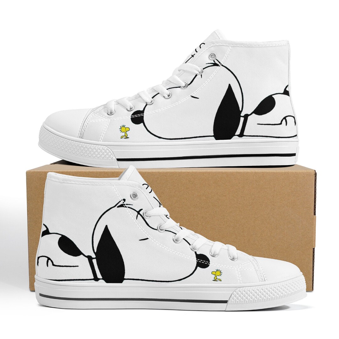 Snoopy and Woodstock Shoes Snoopy Shoes Sneaker Snoopy - Etsy