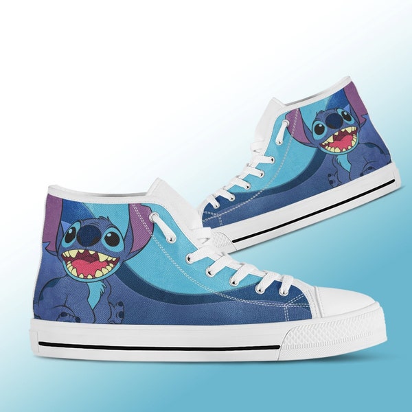Lilo Stitch Converse - Etsy UK