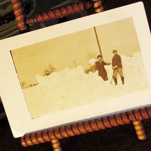 Antique Photo Vintage SNOW STORM 1 of 2 1904 to 1918 - Etsy Canada