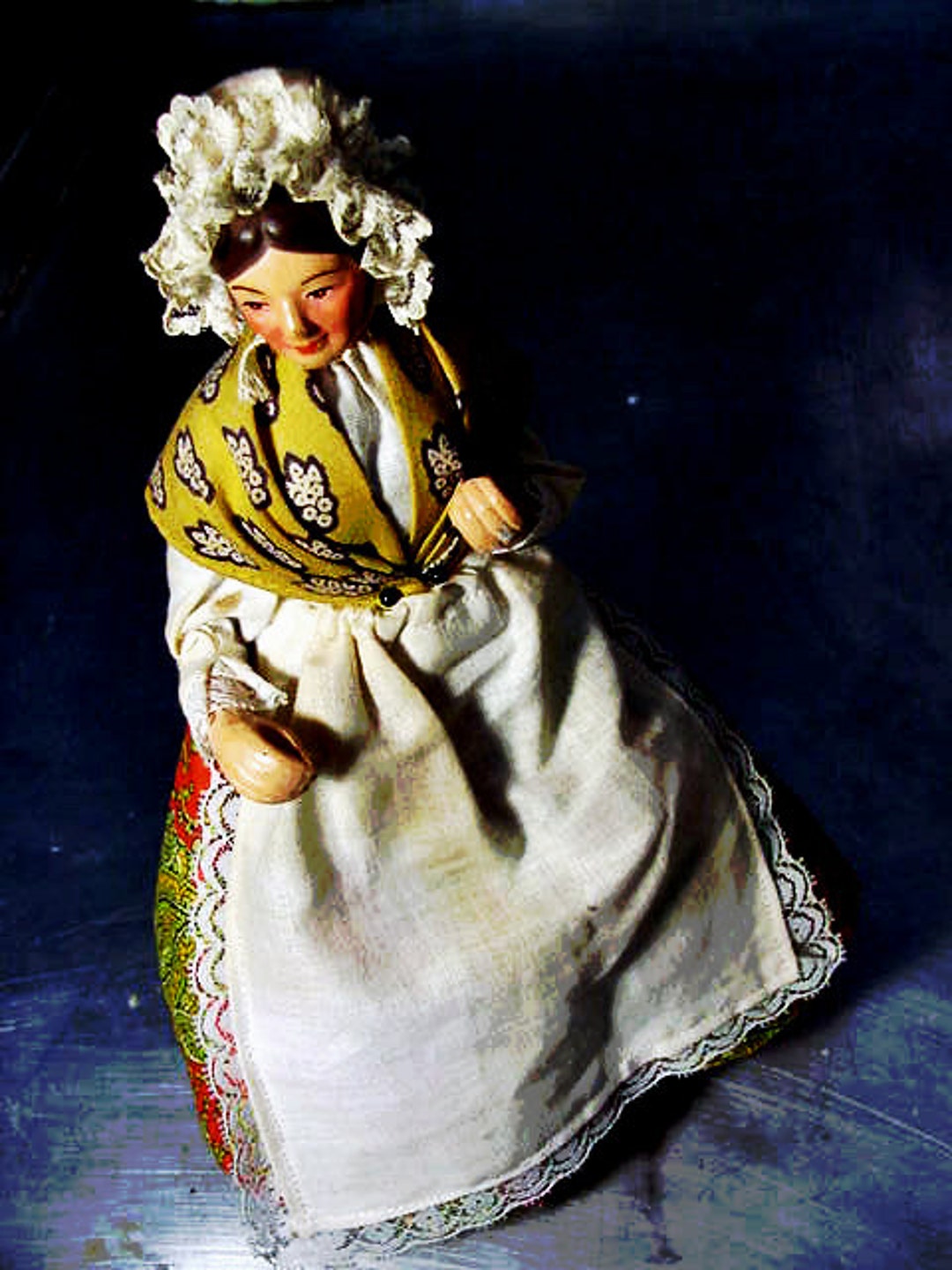 VINTAGE DOLL Santon Clay Exceptional 1960s - Etsy
