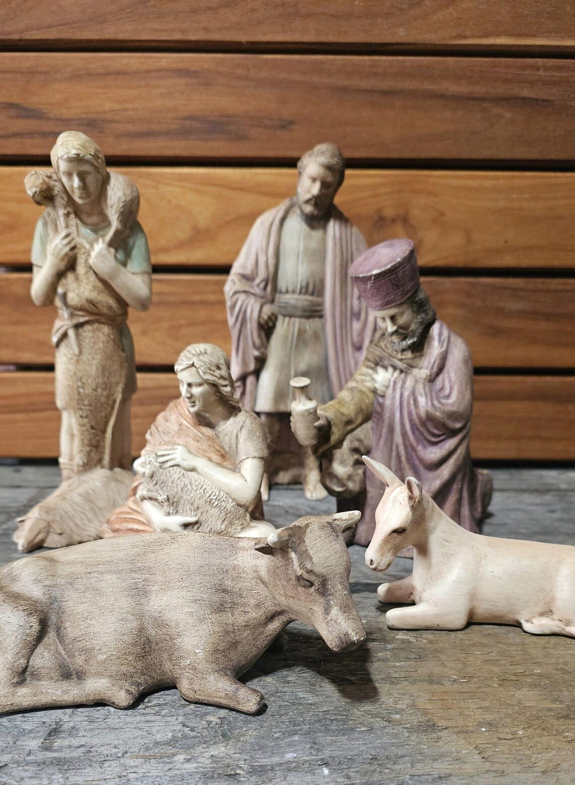 Nativity Mid Century MCM Seven Pieces RARE Duncan Molds - Etsy
