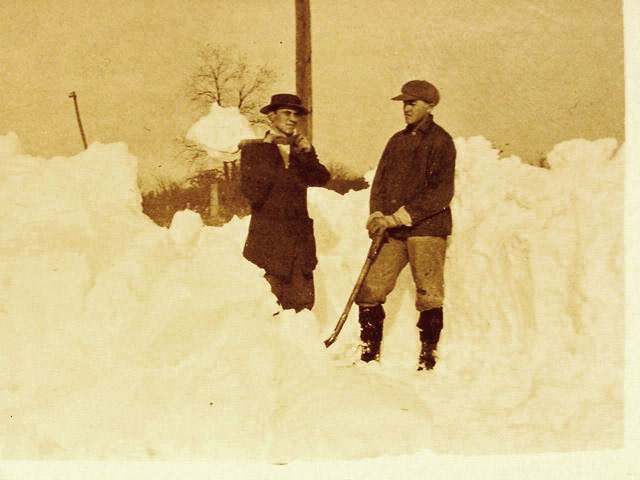 Antique Photo Vintage SNOW STORM 1 of 2 1904 to 1918 - Etsy Canada