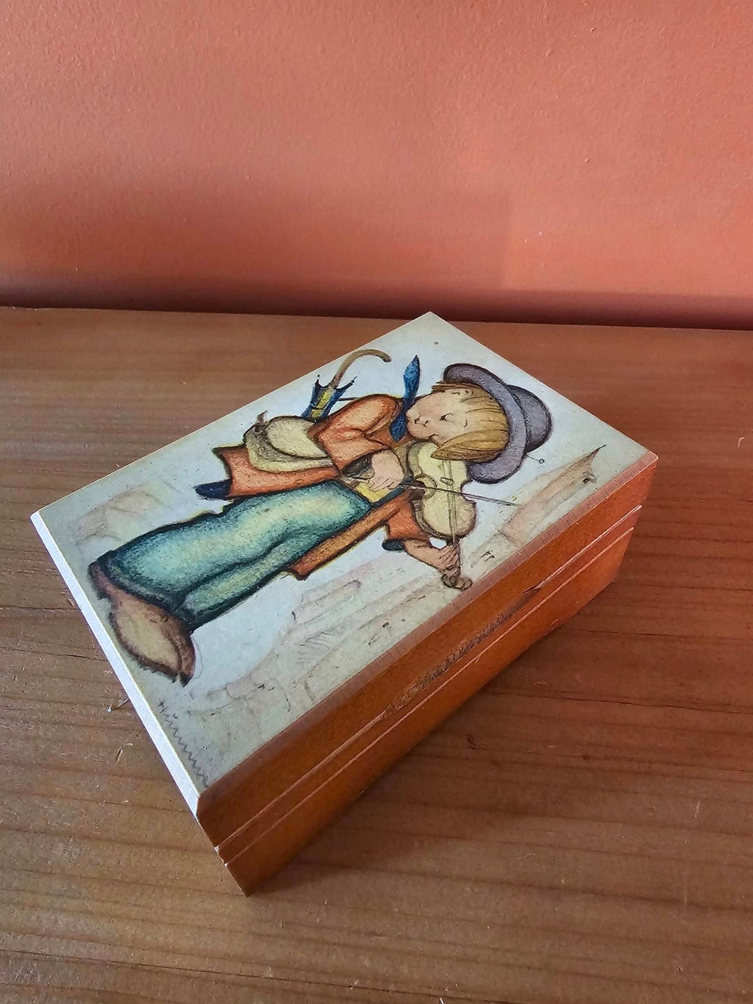 Mid Century Music Box Hummel REUGE Swiss Movement Edelweiss - Etsy