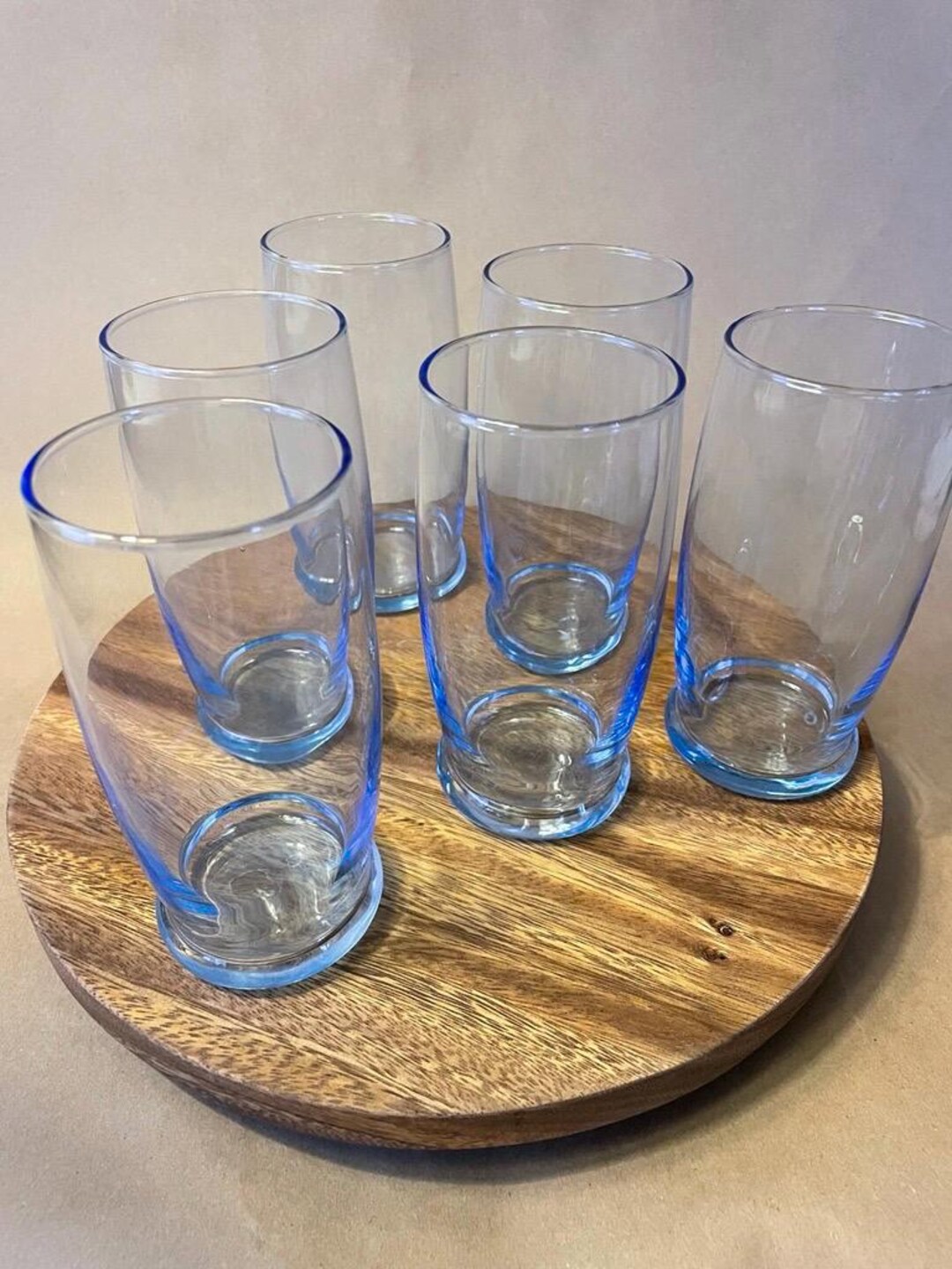 Vintage Libbey Misty Blue Drinking Glasses - SET OF 6 - Etsy
