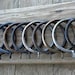 Extra Large Rustic Iron Rings, Curtain/ Drapery Rings With Eyelets, 3 ...