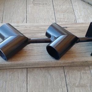Double Rod Corner Bracket, Wood Pole or Iron Bracket (1-EACH) Drapery ...