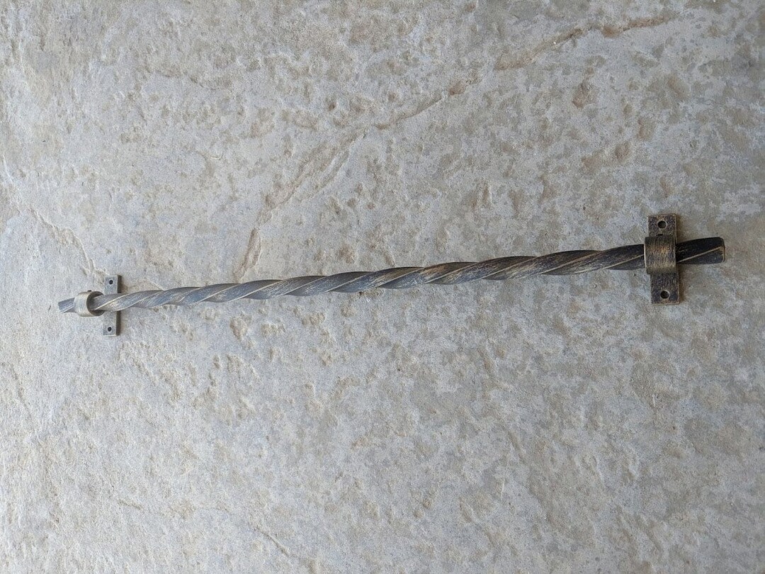 Café Twisted Iron Rod, 1/2'' Square Solid Iron Rod , Room Divider ...