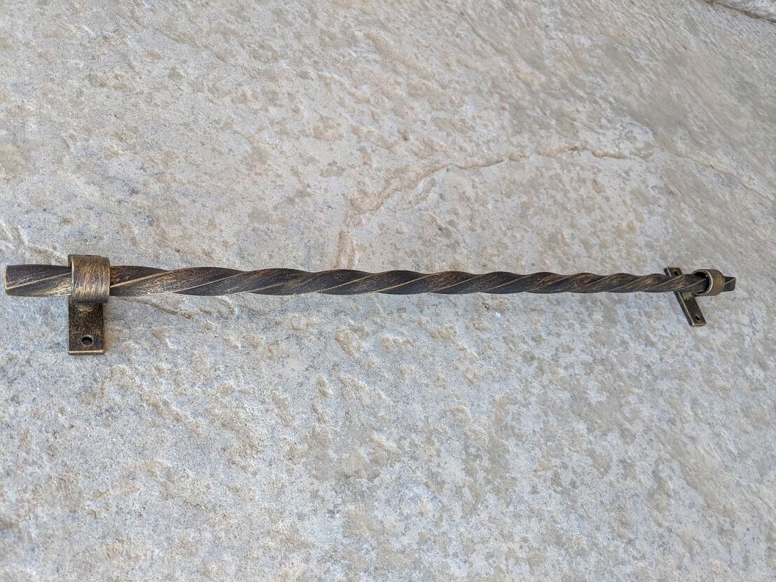 Café Twisted Iron Rod 1/2'' Square Solid Iron Rod - Etsy
