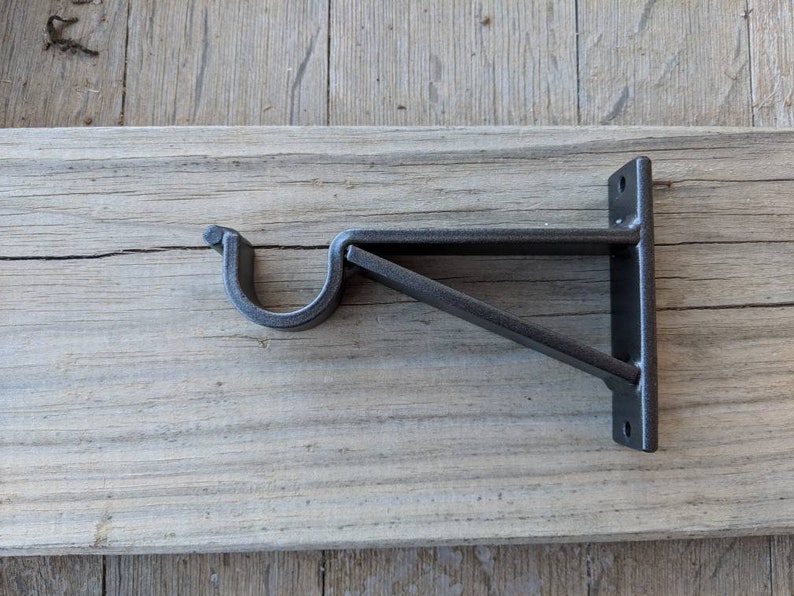Custom Made Extremely Heavy Duty Bracket Wall Bracket, Single Drape ...