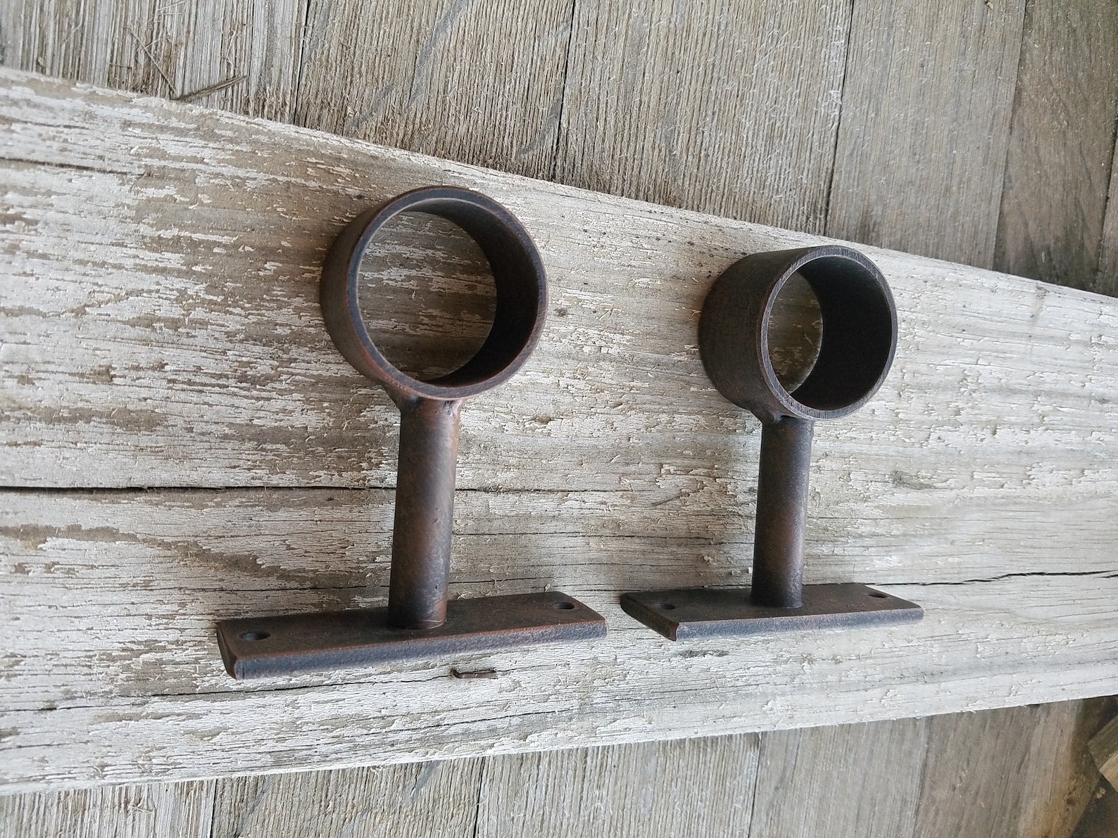 Wrought Iron Drapery Bracket Ceiling & Wall Bracket, sold as 1 Ea ...