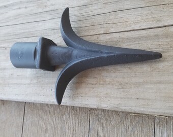 Medieval 1-ea Drapery Rod Finials Drapery Hardware | Etsy