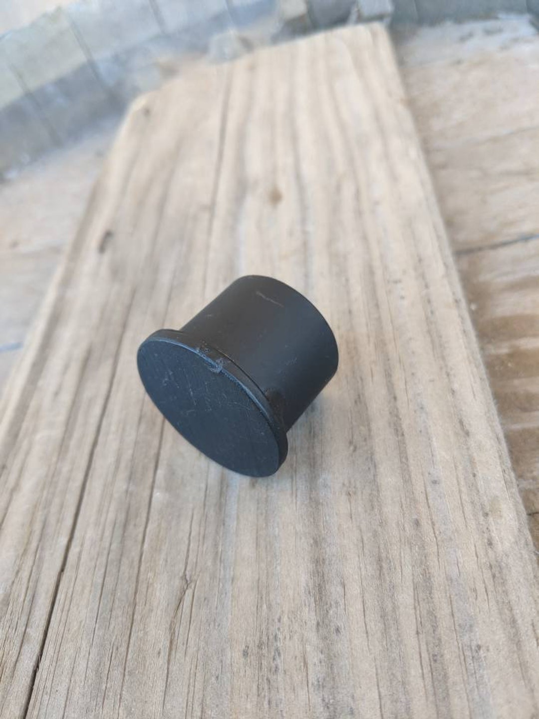 Plain End Caps, ( 1-EA ) Drapery Rod Simple Caps, Curtain Rod End Caps ...