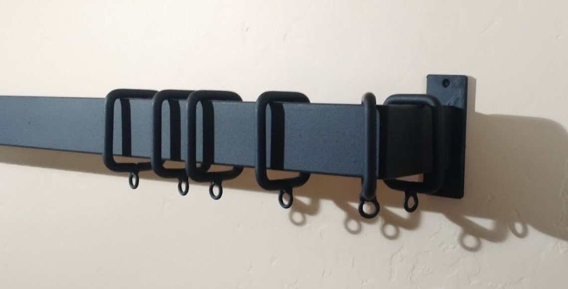 Rectangular Iron Rings, Curtain Square Rod Rings, Square Rod Drapery ...