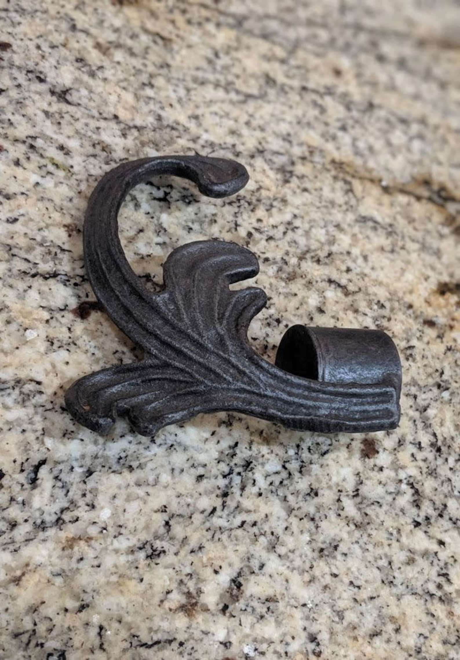 Drapery Rod Finials Curtain Rod Finials Leaf Mediterranean | Etsy