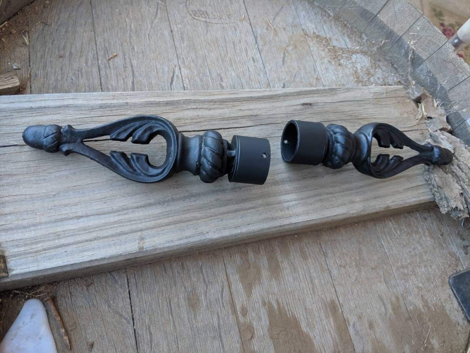 Drapery Rod Finials SF30 , Curtain Rod Finials, Decorative ...