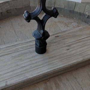 SF41 Finials, 1-ea Large Elegant Drapery Rod Finials, Decorative Window ...